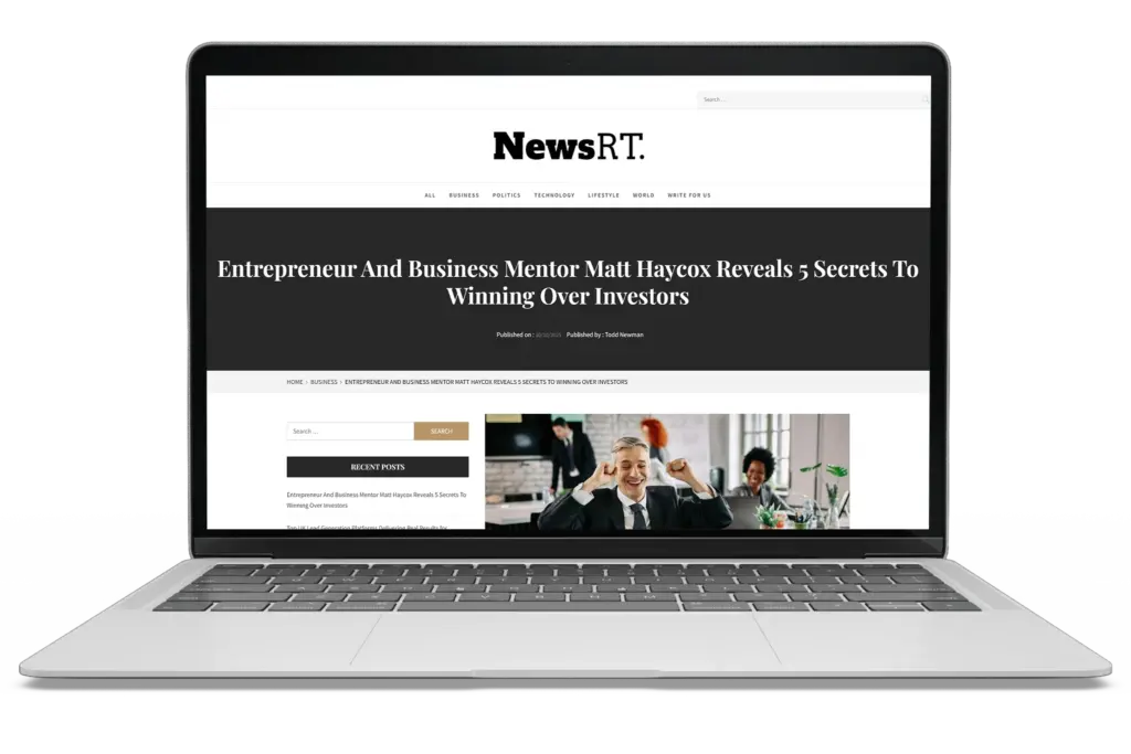 News RT - Matt Haycox - Entrepreneur, Investor, Mentor, Philanthropist