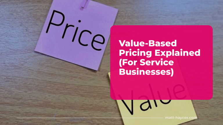 Value-Based Pricing Explained - Matt Haycox - Entrepreneur, Investor ...
