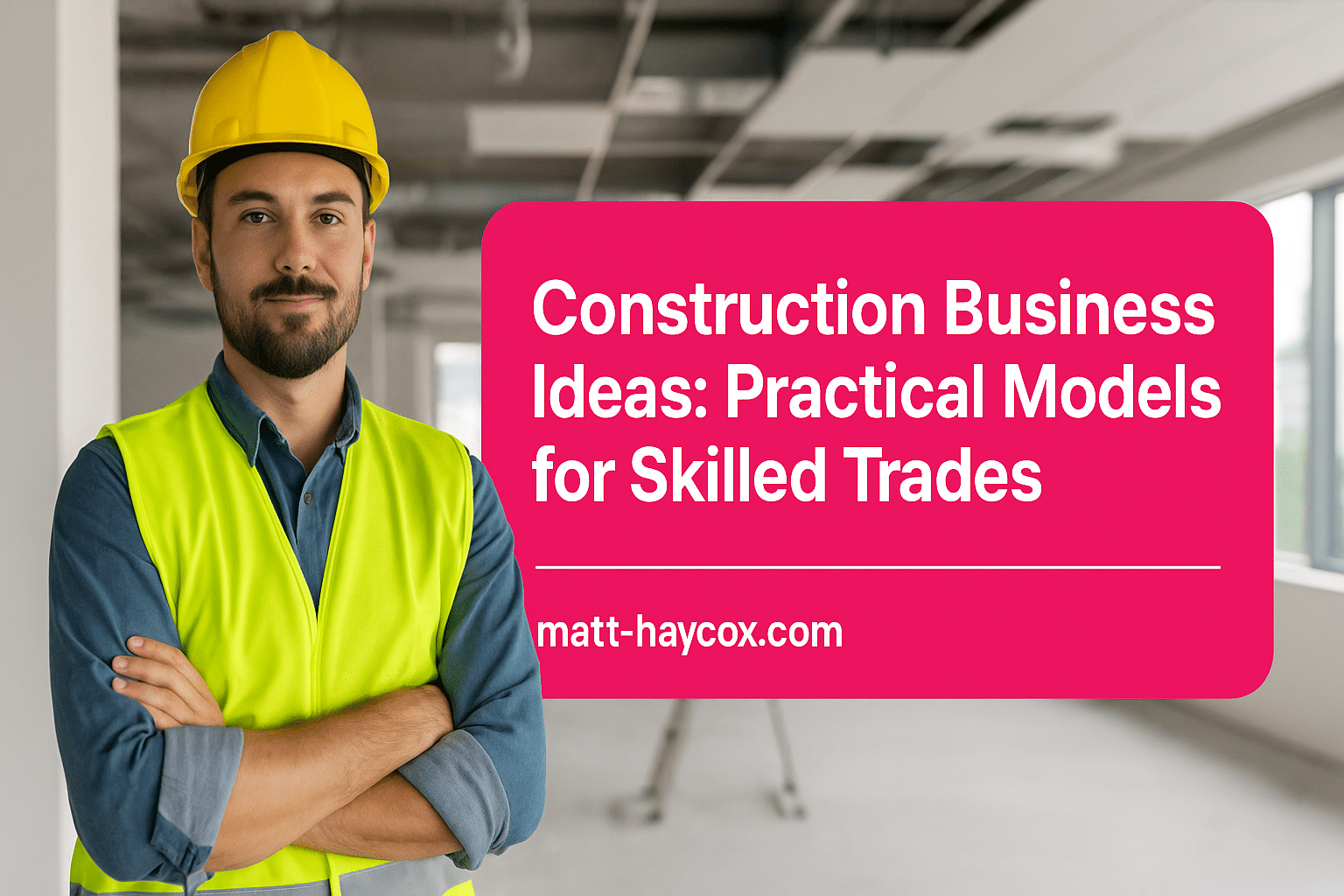 Construction Business Ideas: Practical Models for Skilled Trades - Matt ...